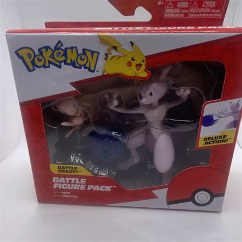 POKÉMON BATTLE FIGURE Pack MEW MEWTWO 2 Pack JAZWARES 2022 New