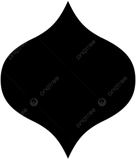 Elliptical Shapes Black And White Picto Vector Icon PNG And Vector