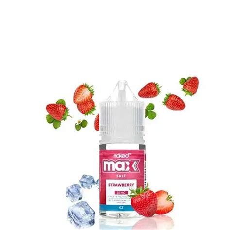 NAKED100 MAX STRAWBERRY ICE SALT 30ML Price In Pakistan