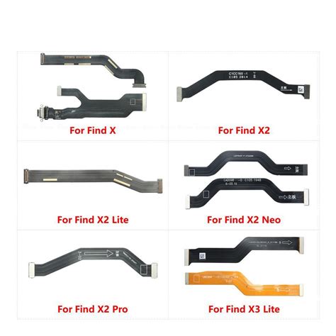 เมนบอร์ดหลักจอแสดงผล Lcd เชื่อมต่อ Flex Cable Parts สําหรับ Oppo Find X