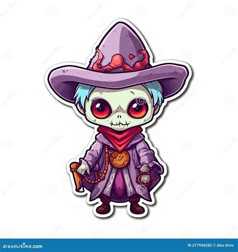 Necromancer Scary Cemetery Background Generate Ai Stock Image 281875759