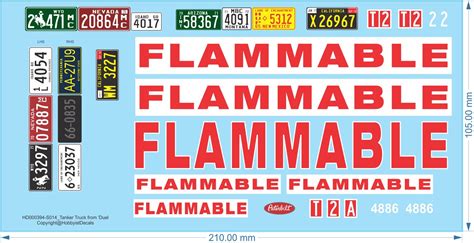 Relive The Silver Screen Peterbilt Duel Tanker Truck Decals