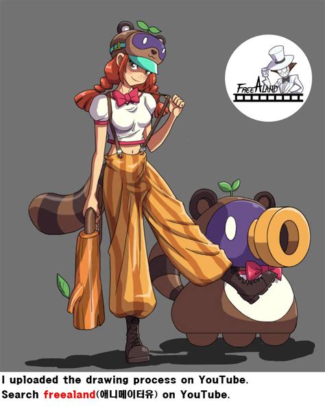 I Drew Tanuki Jessie Rbrawlstars