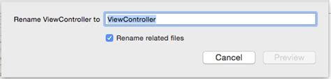 workshop 19 rename a swift and objective c class file