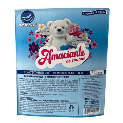 Amaciante De Roupas 5 Litros Eglimp