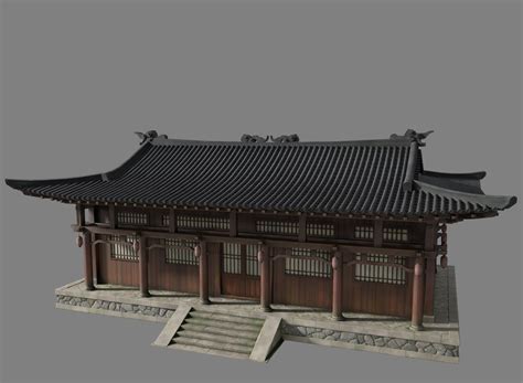3d Ancient Architecture Model Turbosquid 2053516