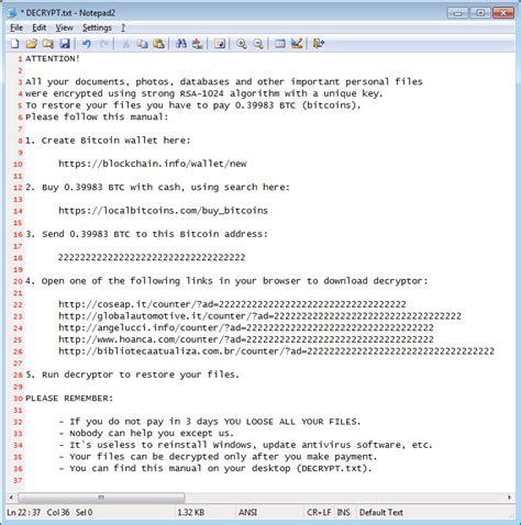 Decrypt Crypted File Virus Nemucod Ransomware Trojan Removal