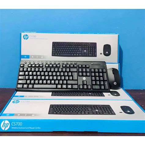 Hp Hp Cs700 Combo Wireless Keyboard And Mouse Bundle With Mini Usb Receiver Shopee Philippines