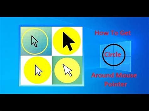 How To Get Circle Around Mouse Pointer Windows PC No External Software Installation Needed