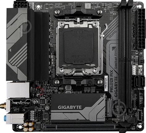 ᐉ Материнская плата Gigabyte A620i Ax Socket Am5 Amd A620 Mini Itx