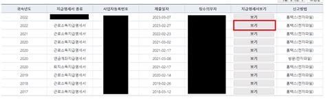연말정산 결과와 환급금추가 납부금 확인 방법
