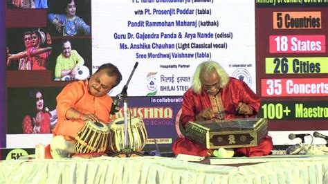 Bharat Sanskriti Yatra Chhattisgarh Pt Tarun Bhattacharya And Pt Prosenjit Poddar Youtube