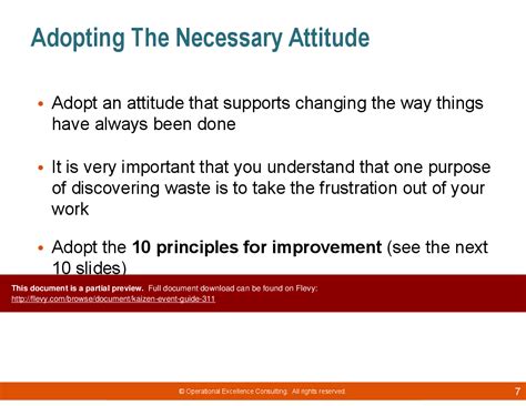 Kaizen Event Guide Ppt Slide Deck