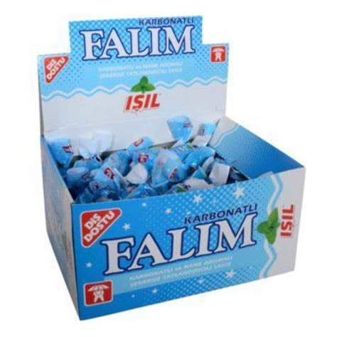 Sugarless Falim Plain Gum Esf27 Carbonate And Mint Grass Flavoured