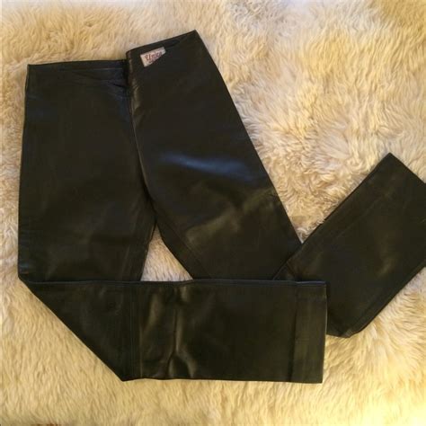 Black Leather Pants Gem