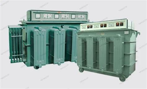 Three Phase Automatic Oil Cooled Servo Voltage Stabilizer Without Surge