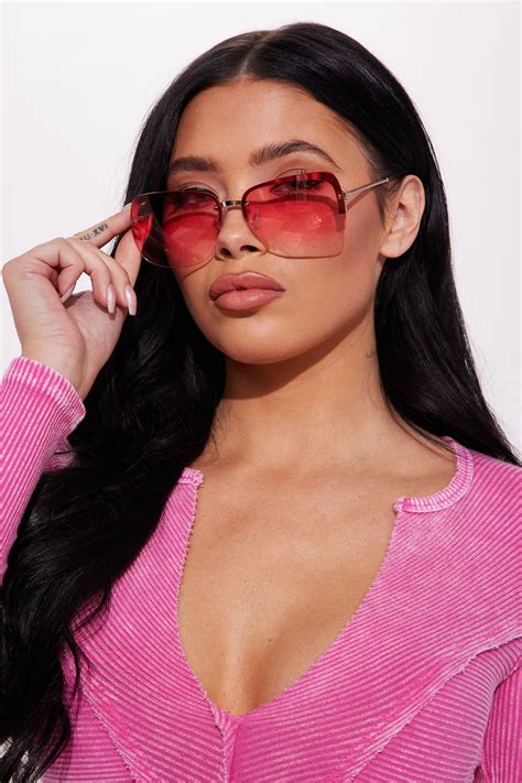 Better Without You Sunglasses Pink Fashion Nova