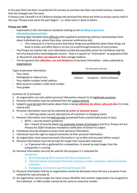 Protecting Information Summary Notes Warning Tt Undefined Function 32 In The Past There Has