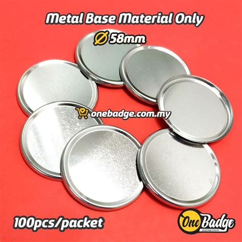58mm Fridge Magnet Button Badge Material 100pcspkt Magnetic Button