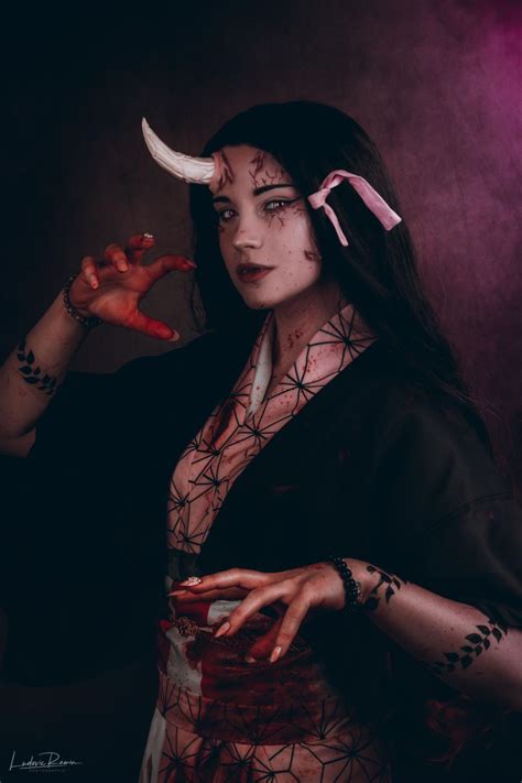My Nezuko Cosplay Demon Form 😈💕 Rkimetsunoyaiba
