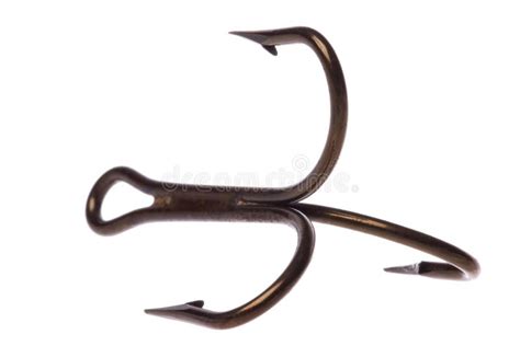 Fish Hook Macro Isolated Stock Image Image Of Catching