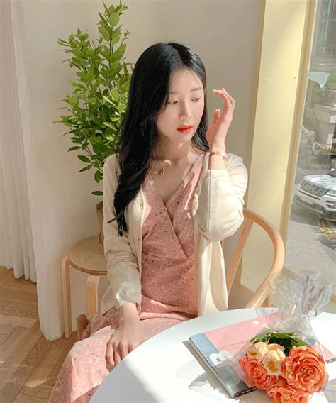 버드 플라워 원피스 달트