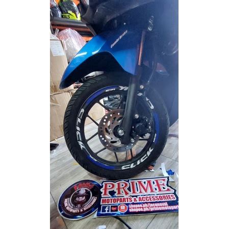 Honda Click Mags Sticker For V V And V Front And Rear Shopee Philippines