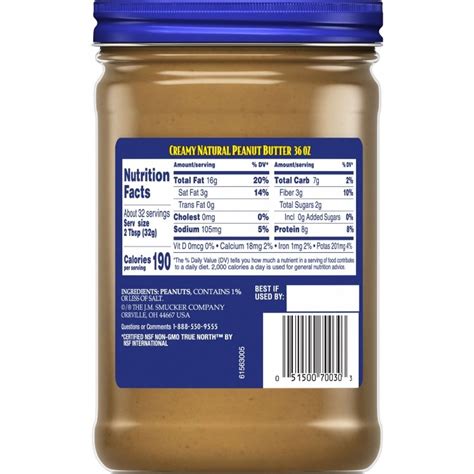 Monarch Creamy Peanut Butter Us Foods Chefstore