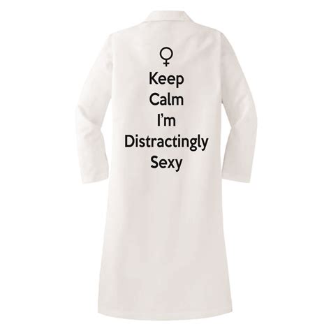 Distractingly Sexy Lab Coat Back AMBRO Manufacturing Contract Screen Printer Contract