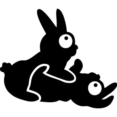 Sticker Lapin Fucking Ref 12608 Autocollants Stickers