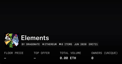 Elements Collection Opensea