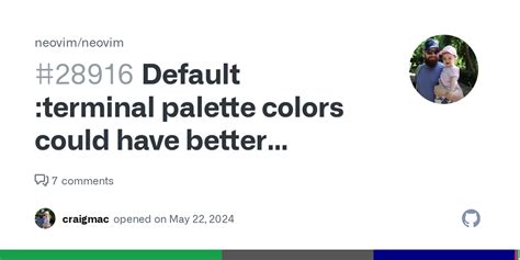 Default Terminal Palette Colors Could Have Better Contrast In Guis
