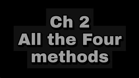 Ch 2 Bisection False Position Fixed Points And Newton Raphson Youtube
