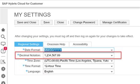 Solved The Symbol To Separate Thousands Is Not Correct Sap Community