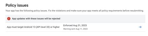 Fixing Google Api Error Invalid Request Your App Targets Android API Or Above You