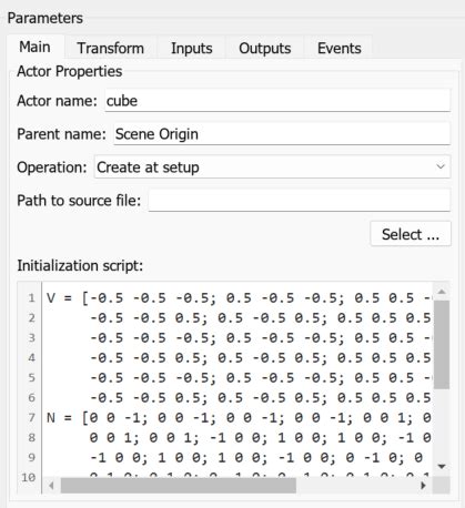 Build Actor From Mesh Data And Apply Texture Using Simulink