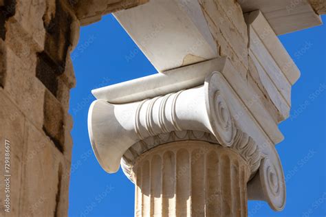 Propylaia Monumental Ceremonial Gateway With Great Columns To The