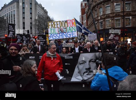 On The Second Day Of The Extradition Hearing In The Royal Courts Of