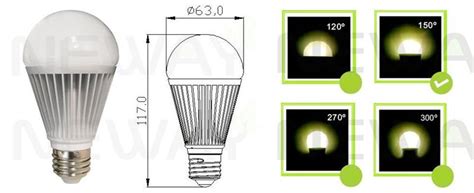 W LED E Screw Light Bulb Equivalent To W Incandescent Bulb W Led B Bayonet Light Bulb