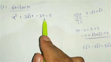 Factorisation Polynomial Part 3rd Youtube