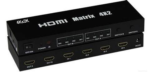 HDMI Matrix 4x2 With Audio Output4K XHY MA01 Neutral Products China Manufacturer AV
