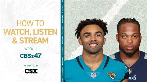How To Watch Jaguars Vs Titans 2023 Week 11