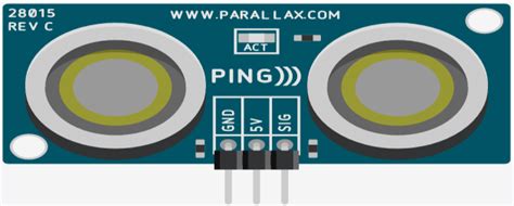 Ultrasonic Range Finder PING SEN B B Download Scientific Diagram
