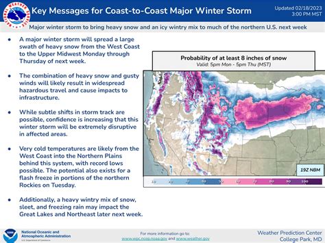 NWS Weather Prediction Center On Twitter A Winter Storm Will Produce