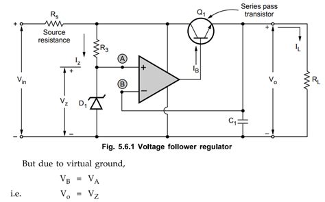 Voltage Follower Regulator Using Op Amp Operating Working Principle Functional Circuit Diagram