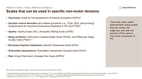Scales That Can Be Used In Specific Non Motor Domains Neurotorium