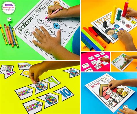 Counting Activities And Centers For Pre K Tk And Kindergarten The