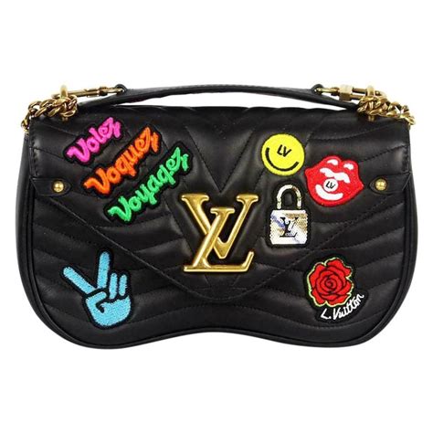 Louis Vuitton New Wave Mm Quilted Calfskin Leather Shoulder Bag For
