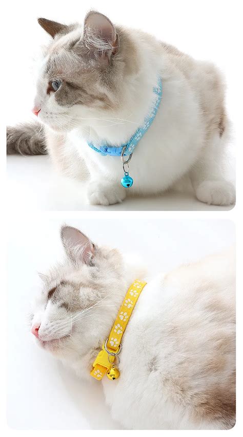 Яркое Ожерелье с мультяшными рисунками для собак и кошек регулируемая безопасная Пряжка