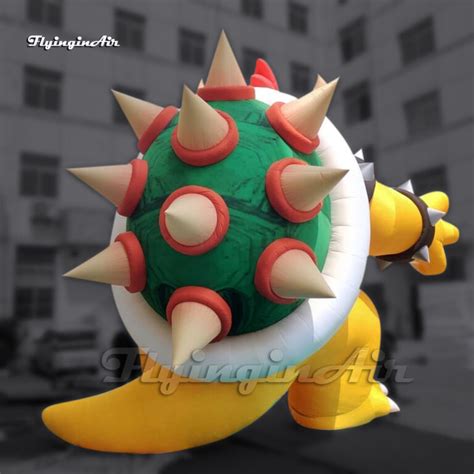 Amazing Giant Inflatable Bowser King Koopa Cartoon Character Super
